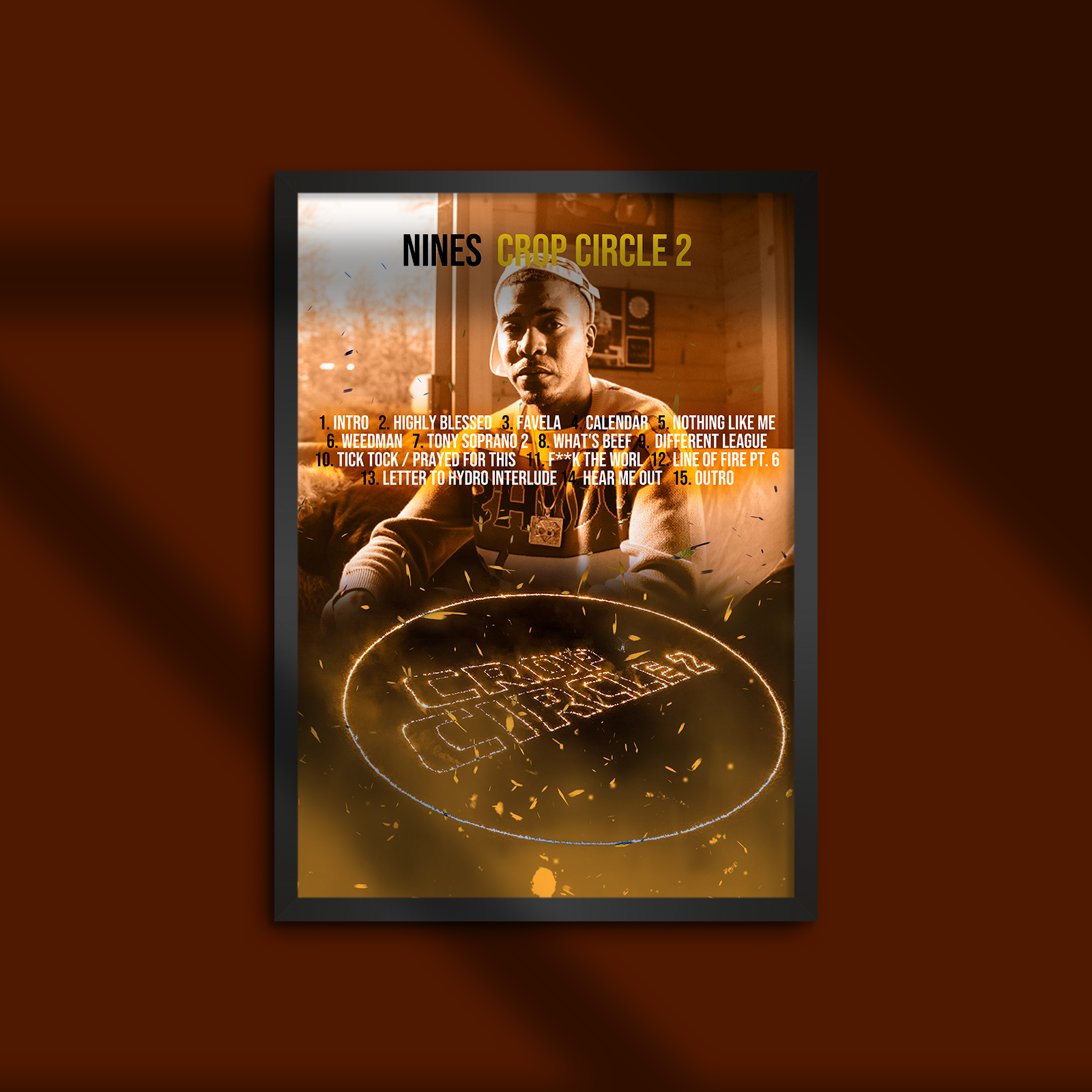 NINES "Crop Circle 2" - Music Print/Poster – Styling Walls