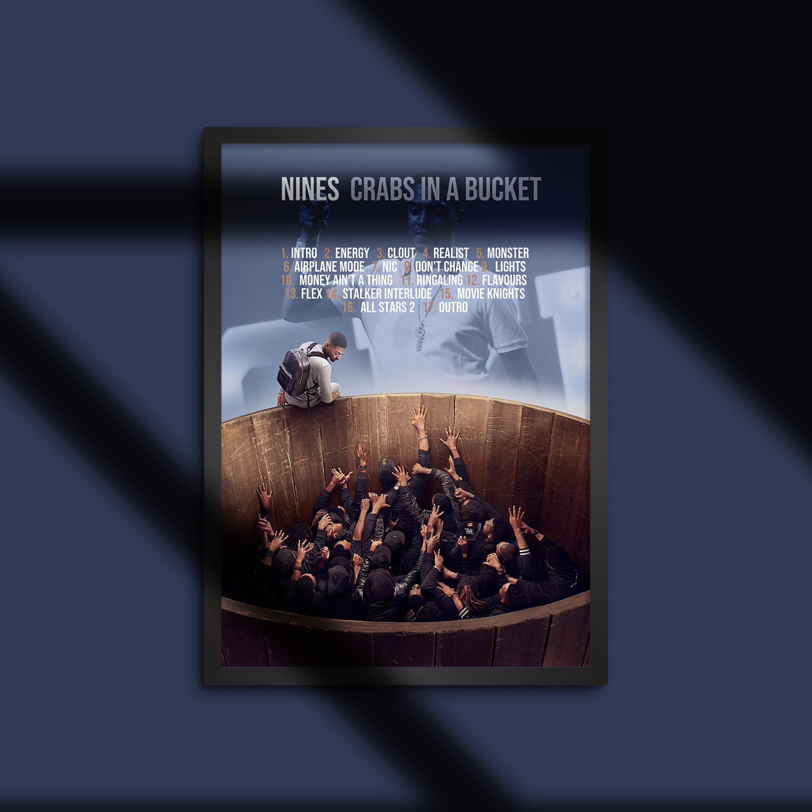 NINES "Crabs In A Bucket" - Music Print/Poster – Styling Walls