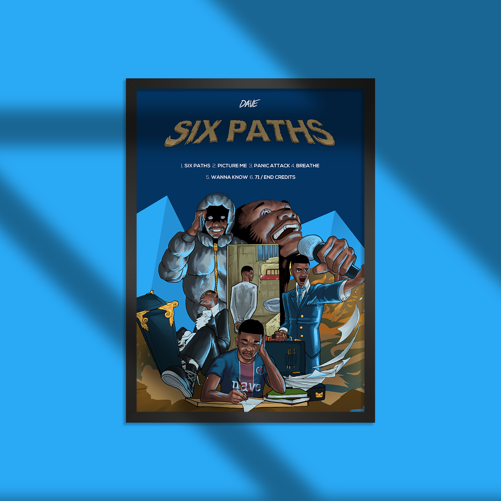 Santan Dave "Six Paths" EP - Music Print/Poster – Styling Walls