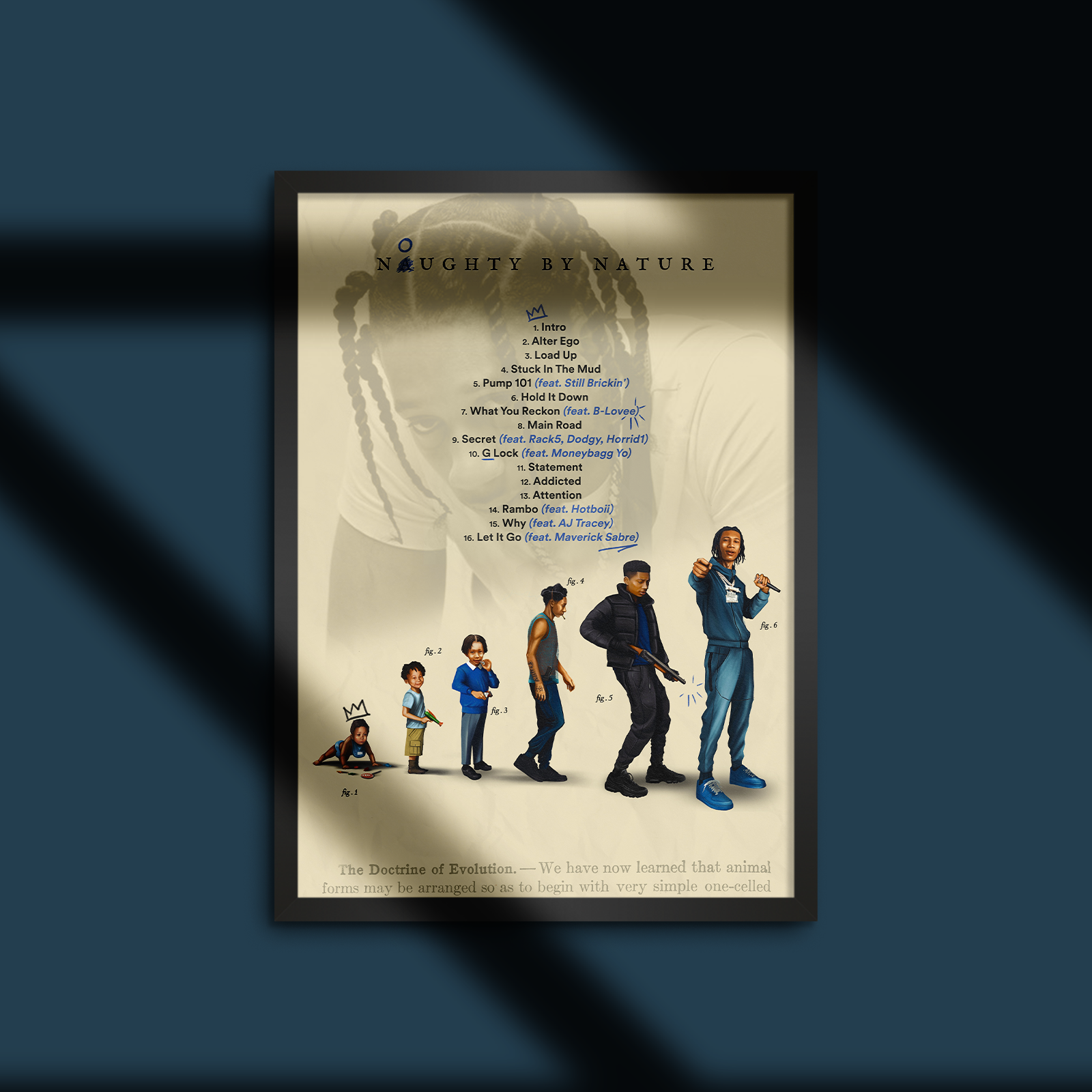 Digga D "Noughty by Nature" - Music Print/Poster – Styling Walls